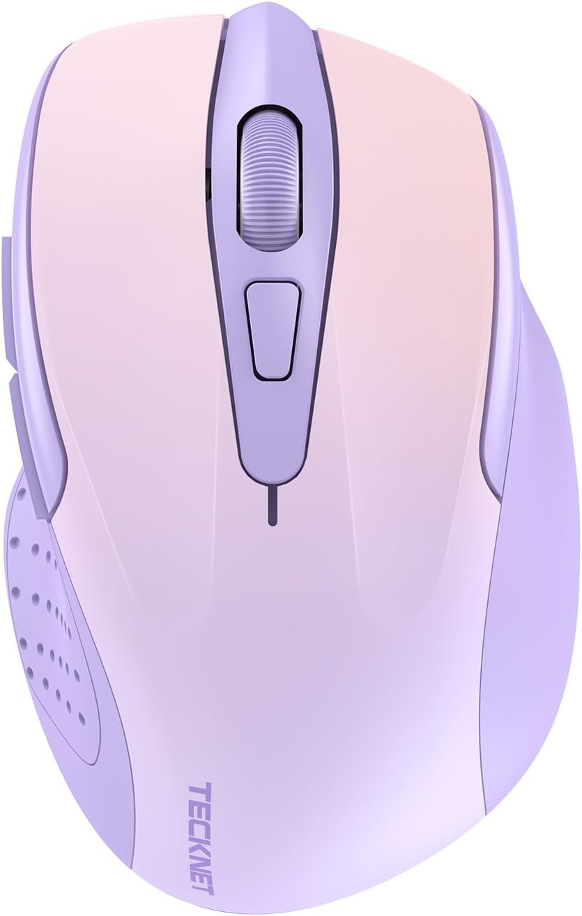 TECKNET PRO Mouse Senza Fili, 2600 DPI Mouse Wireless Ergonomico, 2,4G ...