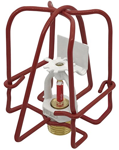 Happy Tree (2 Pack) Red Fire Sprinkler Head Guard for 1/2\" IPS Pendent ...