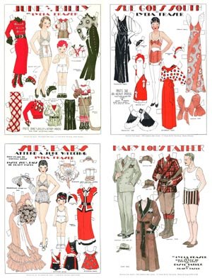 Lydia Frazier Paper Dolls, 1930s-restored: Lydia Frazier: Amazon.com: Books