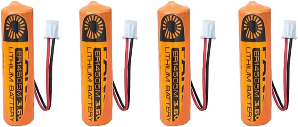 Amazon.com: NOOKK (Pack of 4) ER14505M 3.6V Lithium Battery 2200mAh Li-SOIC2 Batteries for Smoke ...