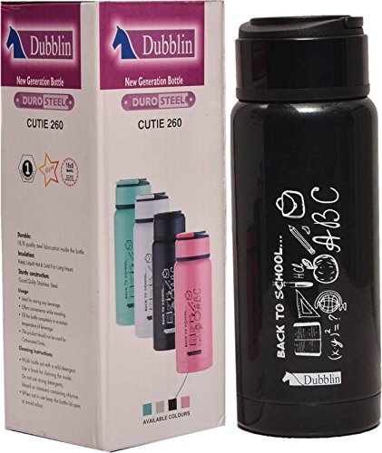 Dubblin Cutie 260 mlthermos Flask Kids Water Bottles boy n Girl, Pack ...