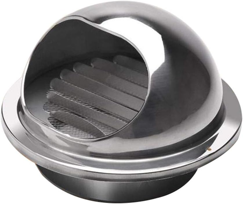 Amazon.com: LXLTL Vent Cowl 304 Stainless Steel Wall Air Vent Louvers ...