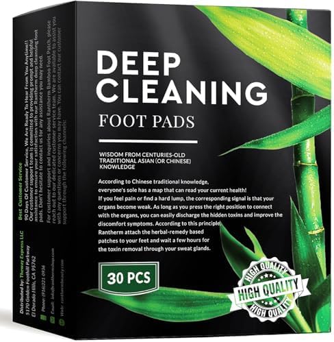 Amazon.com: Rantherm Premium Deep Cleansing Foot Pads, Bamboo Foot Pads ...