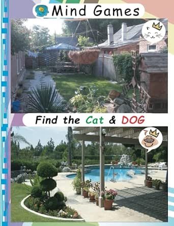 Mind Games Find the Cat & DOG: Challenge Search for a Hidden Cat & Dog ...