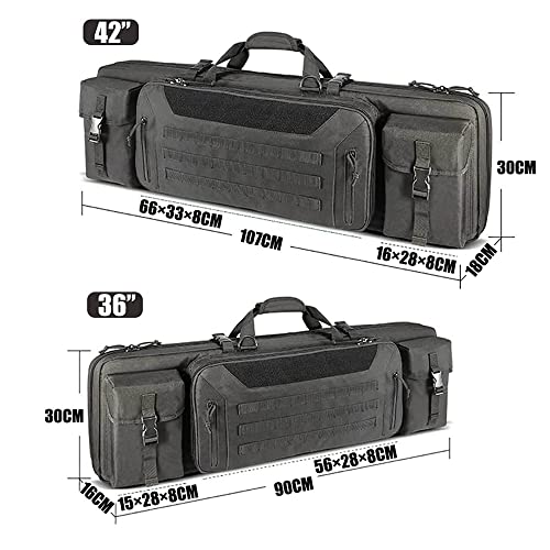 SkankA Rifle Case Double Gun Cases for Rifles Outdoor Airsoft Gun Bag ...
