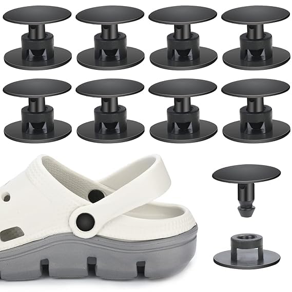 Pmw - Universal Crocs Shoes Repair Rivets - 15 Set Replacement Strap ...