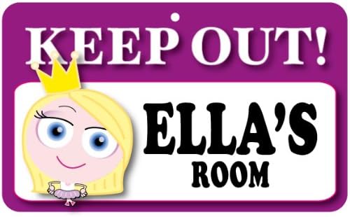 Keep Out Door Sign - Ella'S Room : Amazon.ca: Home