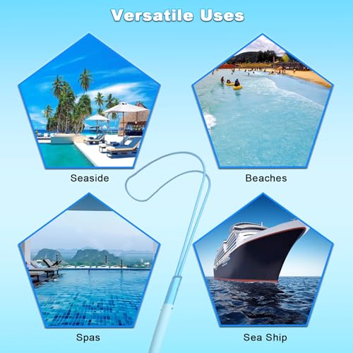 Vyrata Blue Pool Life Saving Hook, Swimming Pool Safety Hook Water ...