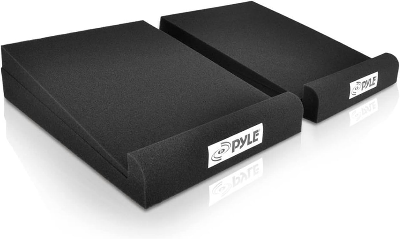 Amazon.com: Pyle Sound Dampening Speaker Riser Foam - Audio Acoustic ...