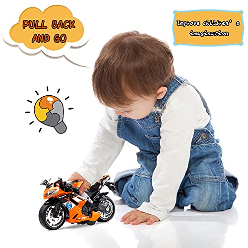 Diecast Toy Motorcycle with Music Lighting - Scale Model Kits Online Store