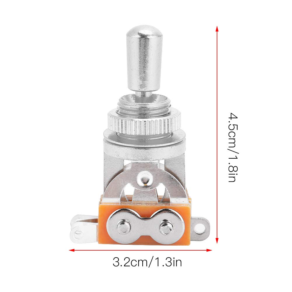 Snapklik.com : Guitar 3 Way Switch Metal Electric Guitar Toggle Switch ...