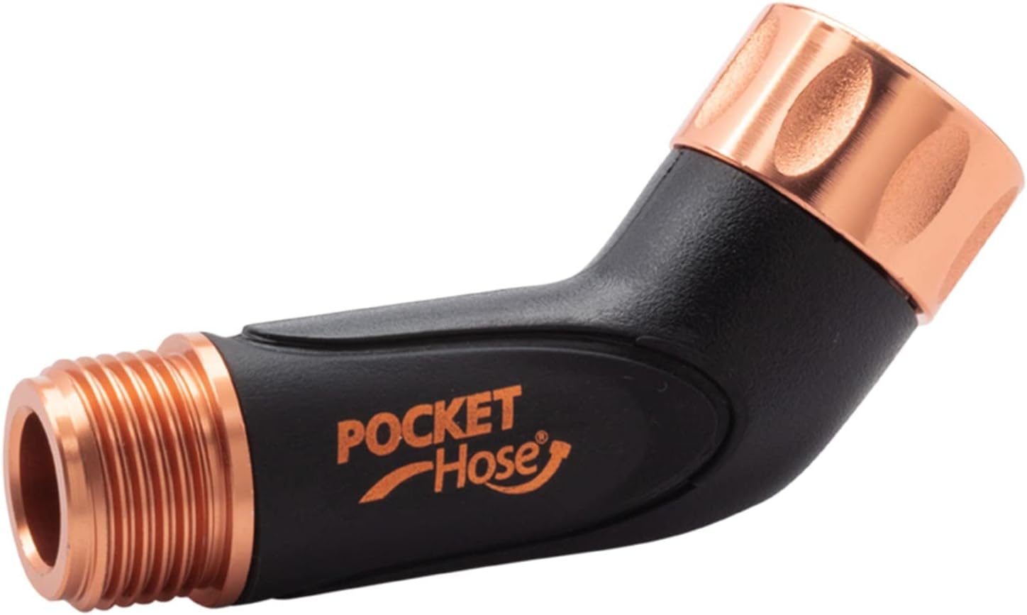 Amazon.com : Pocket Hose Copper Bullet Elbow Connector, AS SEEN ON TV ...