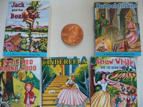 Mighty Midget Miniatures Series 1 Little Red Riding Hood; Cinderella ...