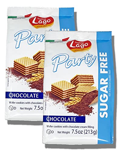 Amazon.com: Gastone Lago Party Wafers Cookies 7.5 oz, 213 g (Chocolate ...
