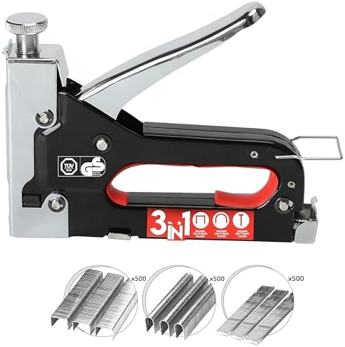 My DIY 3-in-1 Heavy Duty Staple Gun with 1500 Staples T'U'D - Staple ...