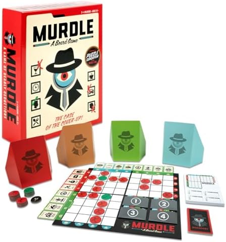 Amazon.com: Endless Games Murdle Board Game | Based on The Crime Puzzle ...