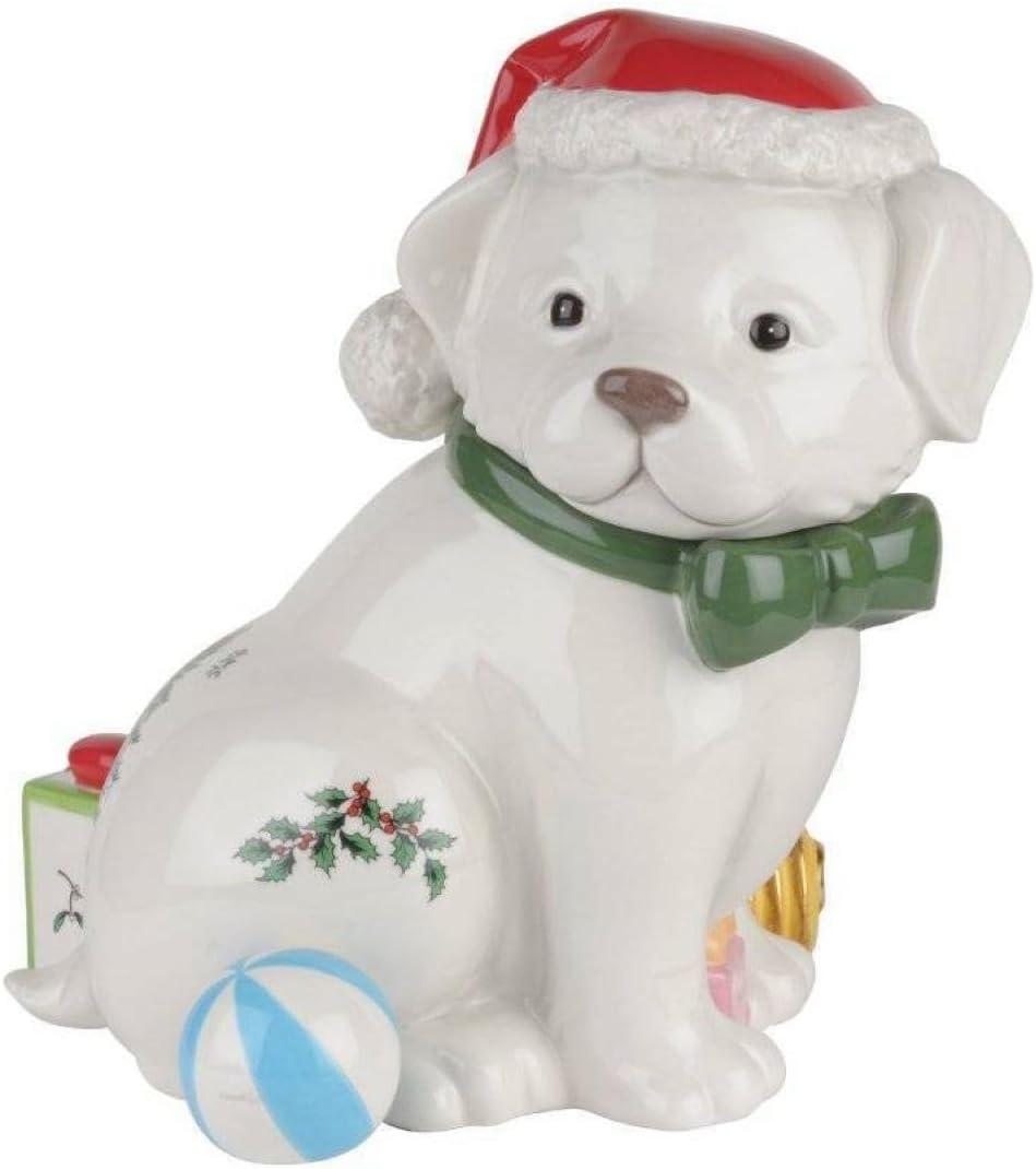 Amazon.com: Spode Christmas Tree Collection Santa Cookie Jar ...