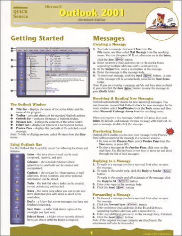 Amazon.in: Buy Microsoft Outlook 2001 Macintosh Edition Quick Source ...