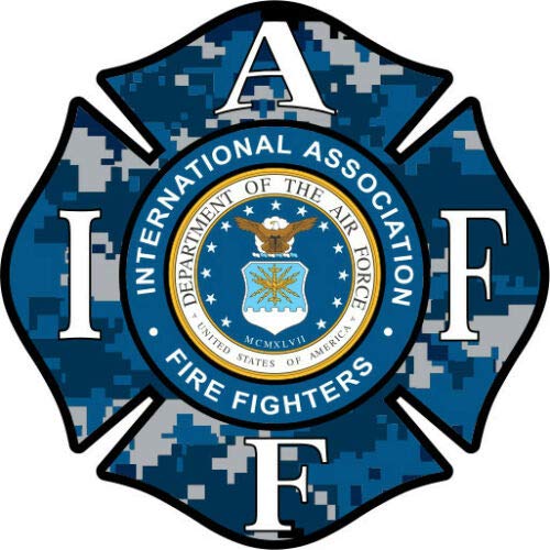 Amazon.com: Sticker IAFF Air Force Decal Firefighter for Car Window ...