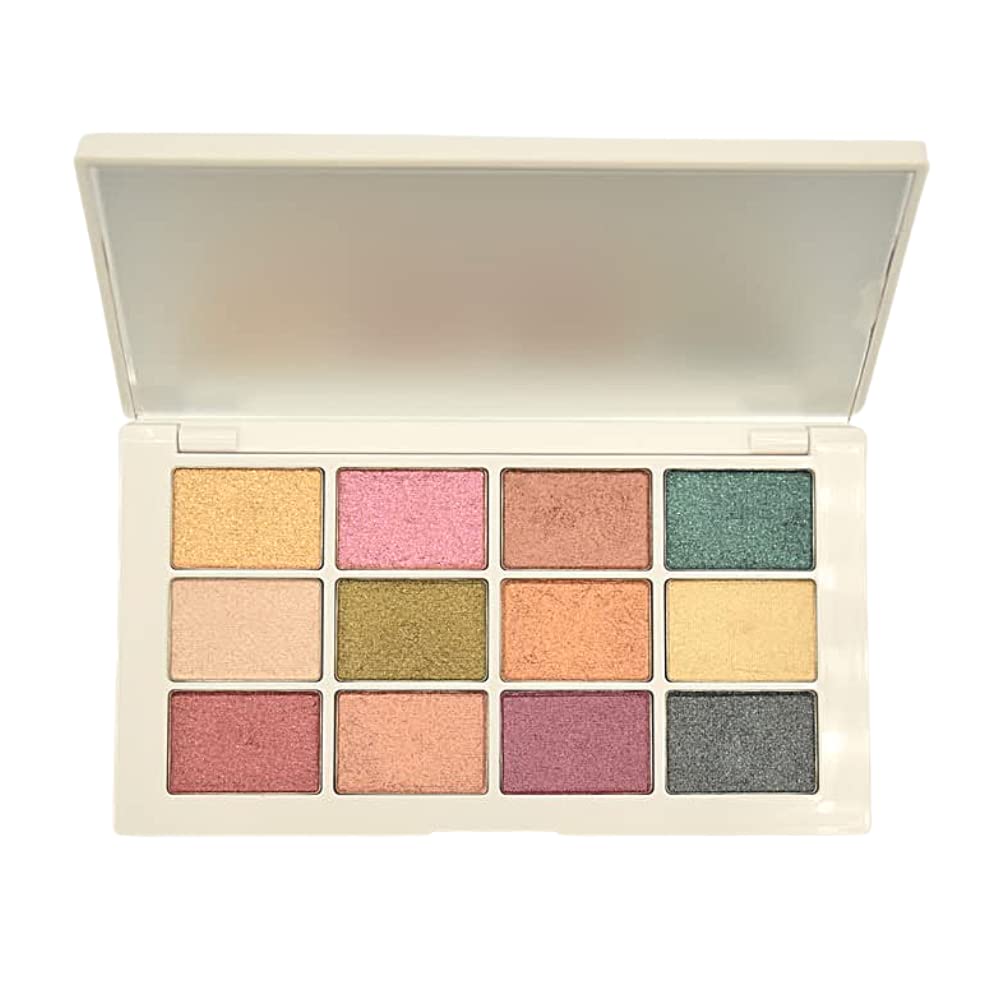 Amazon.com : MAKEUP BY MARIO Master Metallics® Eyeshadow Palette 12 x 0 ...
