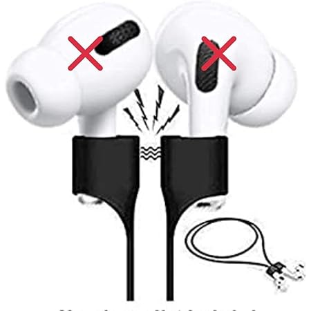 GadgetBite Soft Silicon Magnetic Strap Cable String for Airpods 1 ...