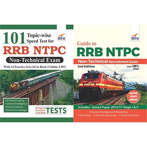 Crack RRB NTPC Non Technical Exam (Guide + 101 Topic-wise Tests + 14 ...
