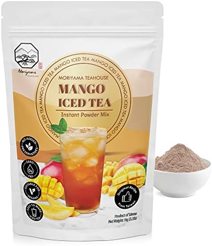 Mango Bubble Iced Tea Instant Powder Mix - 1kg (33 Drinks) | For Iced ...