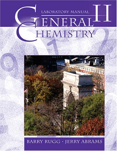 GENERAL CHEMISTRY II LABORATORY MANUAL: Amazon.co.uk: Rugg, Barry ...