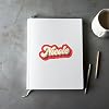 Amazon.com - Retro Style Nicole Female Name Sticker - Waterproof Vinyl ...
