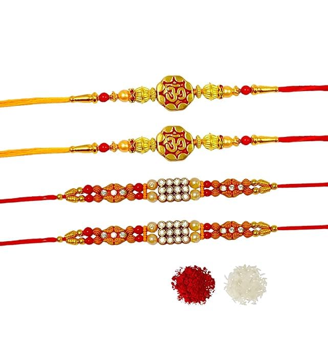 Buy Kids 4 Pcs Bhai Brother Rakhi For Brother | Rakhi For Bhai | Rakhi ...