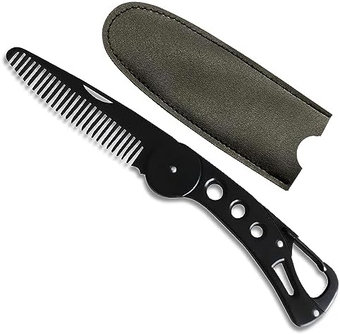 Amazon.com : Kootinn Stainless Steel Folding Beard Comb - Portable ...