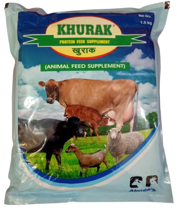 Alembic Khurak Bypass Fat & Protein Multivitamin For Cow, Calf, Buffalo ...