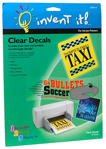 Amazon.com: Invent It! Clear Decals : Office Products