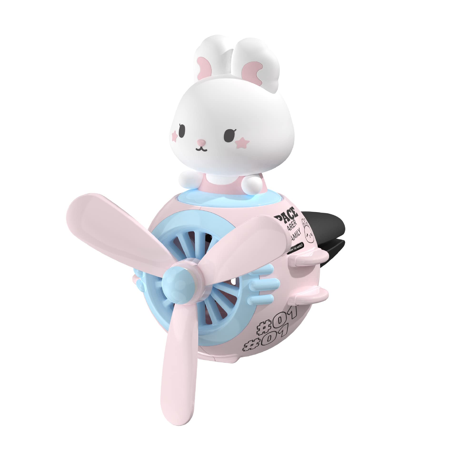 Amazon.com: Car Air Fresheners Vent Clips - Little Rabbit Car Fragrance ...