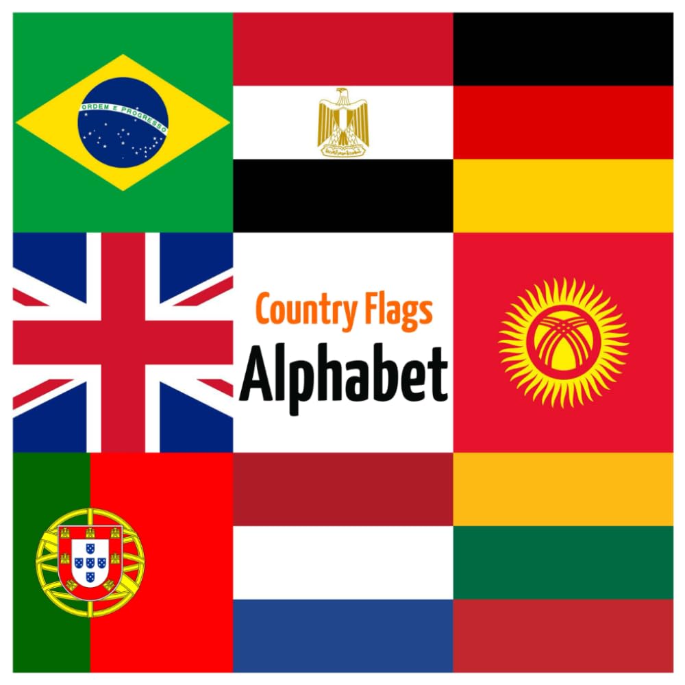 Amazon | Country Flags Alphabet: ABC Country Flags, Alphabet Book from ...