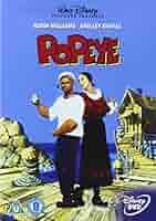 Popeye Robin Williams Bluto Popeye To Flex His Spinach Powered Muscles