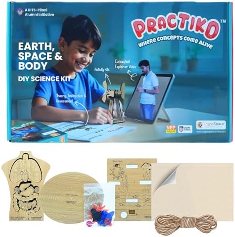 CognoSpace Practiko Earth, Space & Human Body STEM Learning Kit for ...