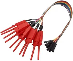 Analyzer Test Hook Clips, Retractable Clip Logic Analyzer 20 Pin Hook ...