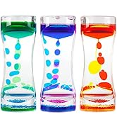 Liquid Motion Bubbler Timer Colorful Oil Hourglass Liquid Sensory Toys ...