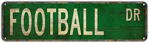 Amazon.com: Street sign Football Football Sign Football Fan Football ...