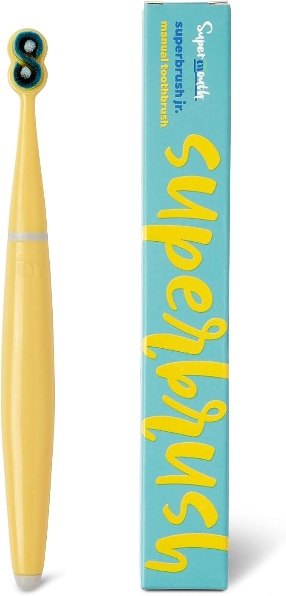 Amazon.com: SuperMouth® SuperBrush Jr.® Kids Manual Toothbrush – Soft ...