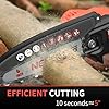New Huing Mini Cordless Chainsaw Kit, Upgraded 4 One-Hand Handheld ...