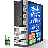 ・ブランド:ノーブランド品・製造元:デル・モデル:i7 4世代/16GB+256GB SSD　・製造元/メーカー部品番号:デル 3020SFF・【整備済み品デスクトップ】デスクトップ パソコン 高性能な第4世代 Core i7cpu プロセ...