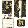 Amazon.com: 50th Birthday Guest Book Black Gold Party Decorations 16 ...