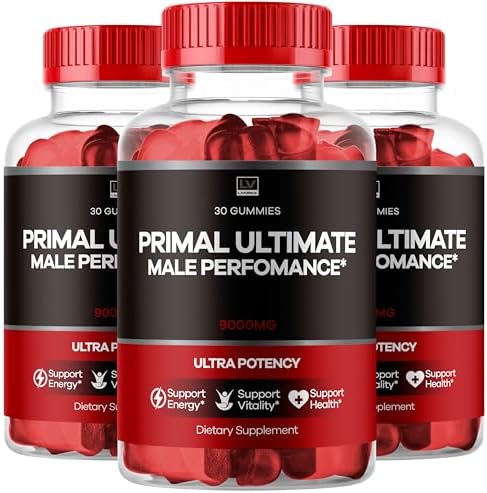 Amazon.com: (3 Pack) Primal Ultimate Gummies, Primal Ultimate, Official ...