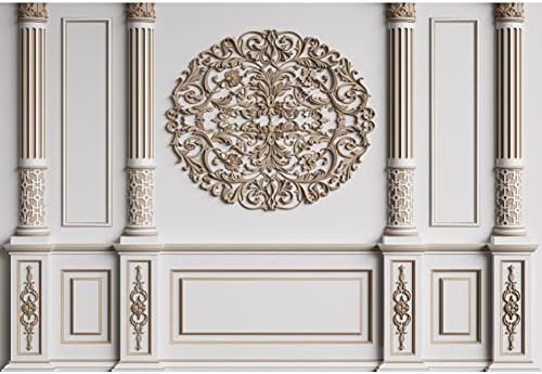 Amazon.com : DORCEV 10x7ft Vintage Room Interior Backdrop European ...