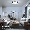 LB72166 LED Flush Mount Ceiling Light, Oil Rubbed Bronze, 16-Inch, 23W ...