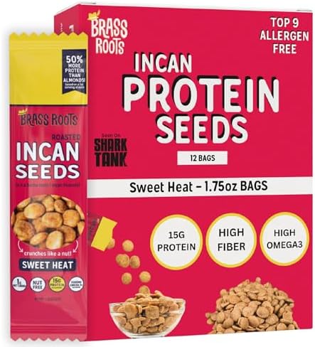 Amazon.com: Brass Roots Organic Roasted Sacha Inchi Seeds | Keto, Paleo ...