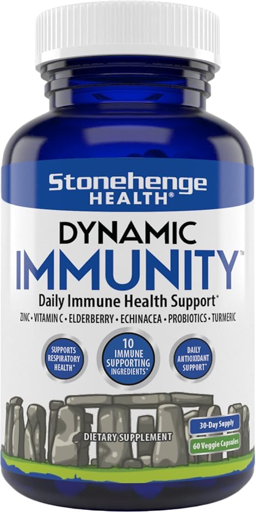 Amazon.com: Stonehenge Health Dynamic Immunity Daily Supplement 10-in-1 ...