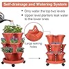 Amazon.com: Vertical Planter 3 Tier Stackable Planters Garden Planters ...